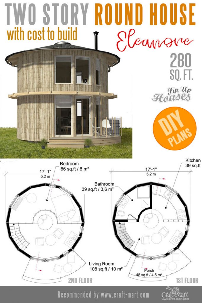 Awesome Small and Tiny Home Plans for Low DIY Budget - Craft-Mart