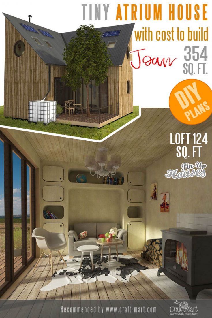 Awesome Small and Tiny Home Plans for Low DIY Budget - Craft-Mart