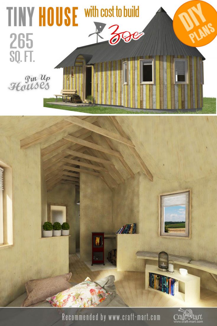 Awesome Small and Tiny Home Plans for Low DIY Budget - Craft-Mart