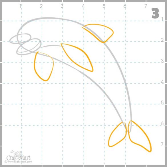 Drawing a dolphin step-by-step tutorial - Craft-Mart