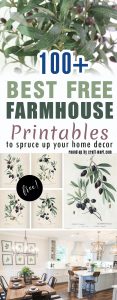 100+ Free Farmhouse Printables Fixer-Upper Style