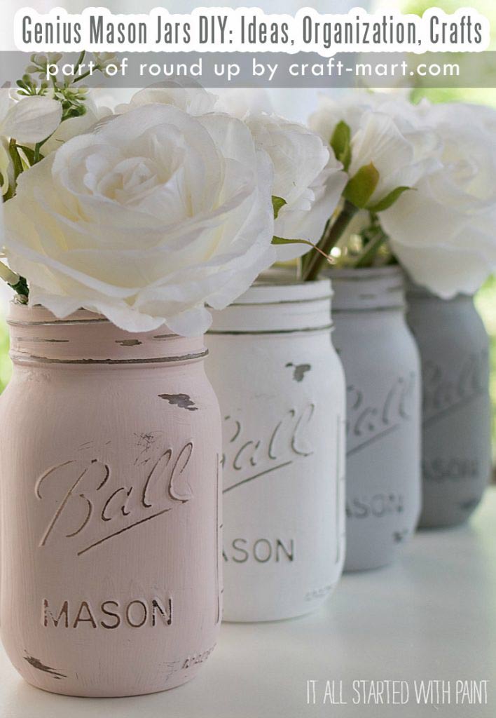 Simply Genius Mason Jars DIY: Ideas, Organization, Crafts - Craft-Mart