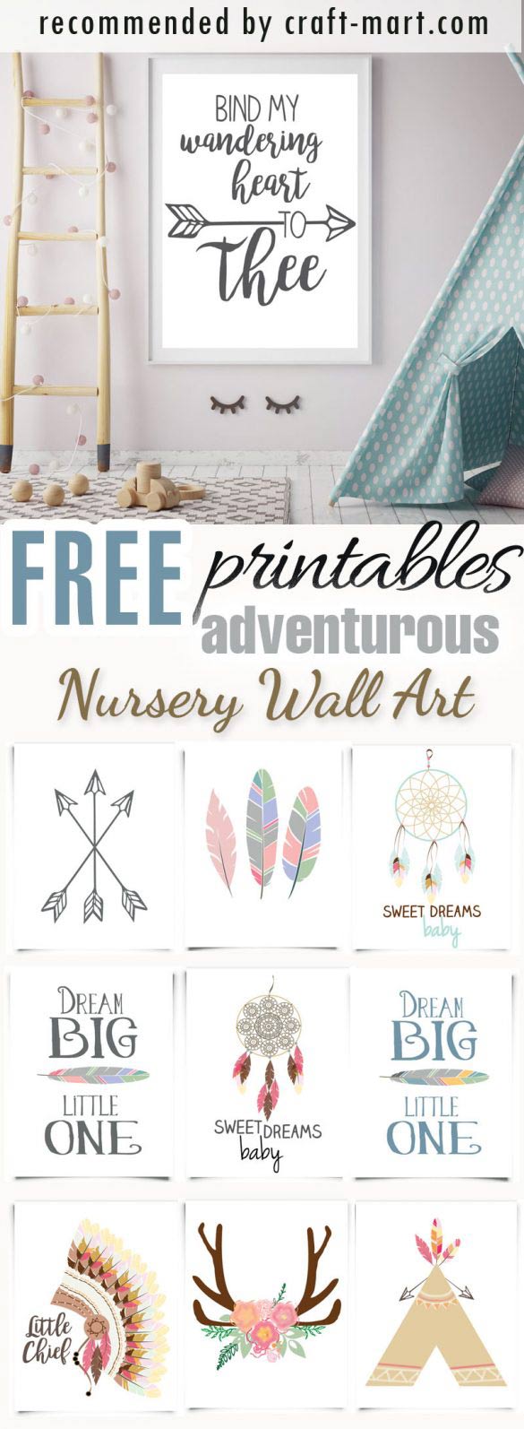 100+ Best Free Nursery Printables and Wall Art - Craft-Mart