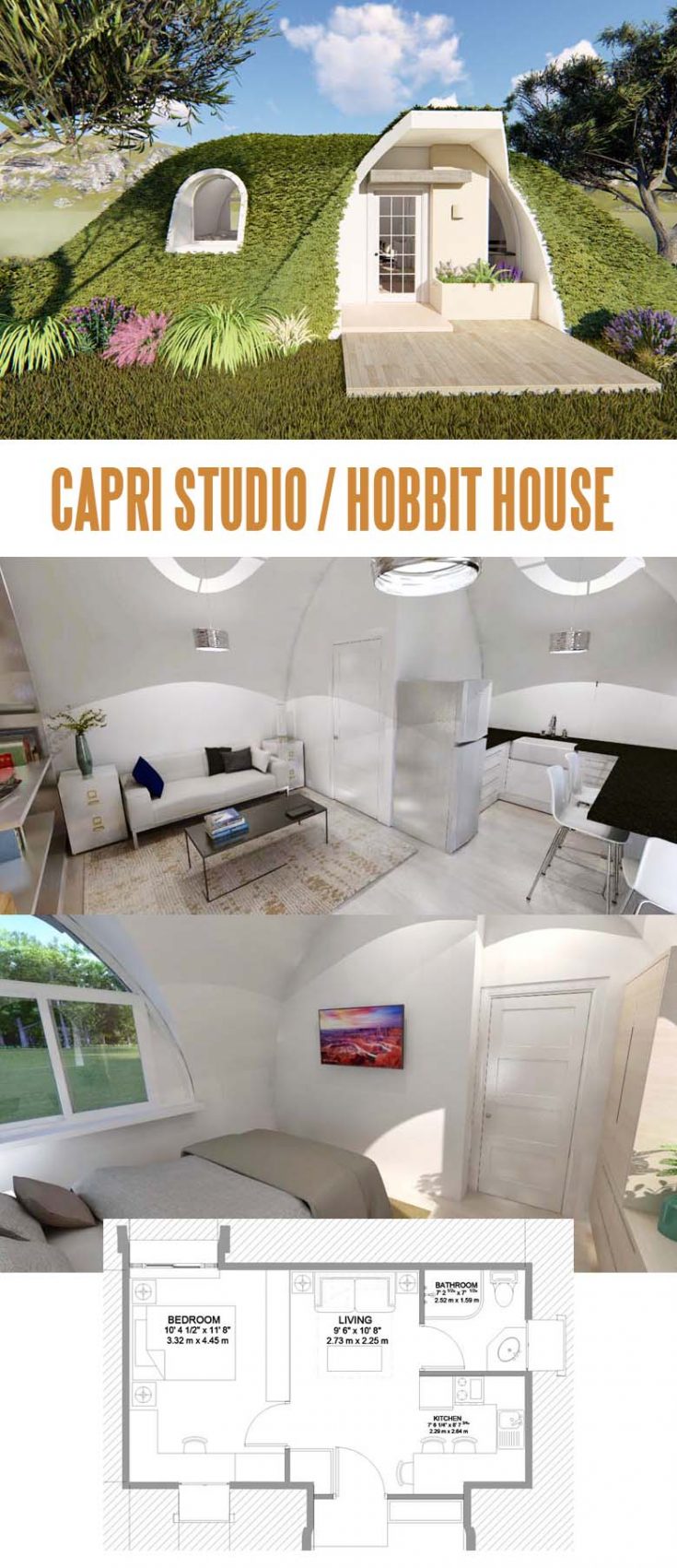 14 Cutest Custom and Prefab Hobbit Houses for Tiny Living "Fairy Tale ...