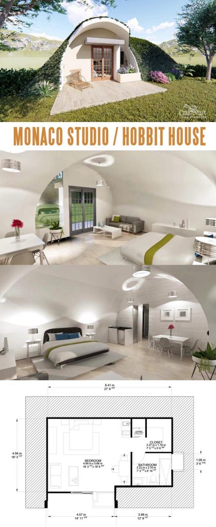 14 Cutest Custom and Prefab Hobbit Houses for Tiny Living "Fairy Tale ...