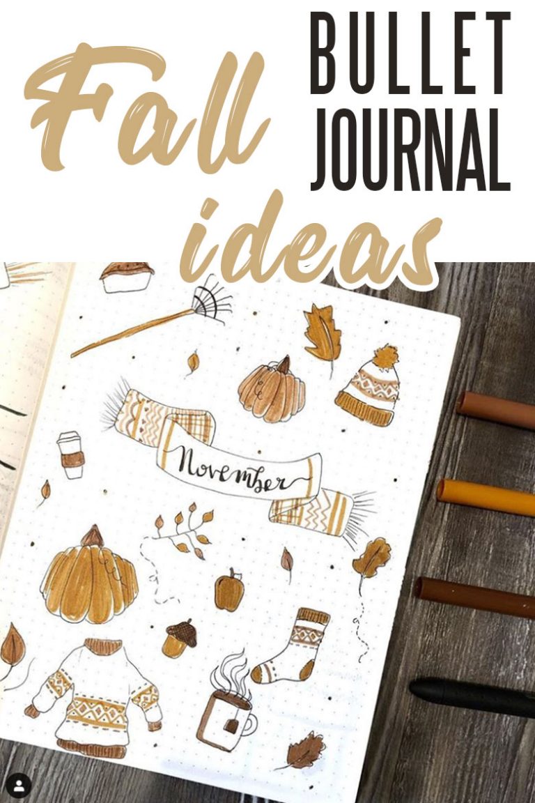 Easy and Cute Fall Doodles for BUJO - Craft-Mart