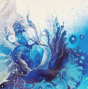 Fluid Artist Emma Lindstrom Wows Acrylic Pouring Fans with Paintings of ...