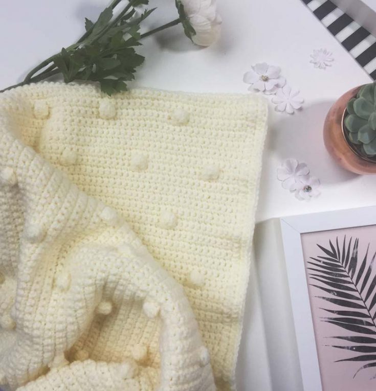 Caroline Crochet Baby Blanket (easy crochet blanket tutorial) - Craft-Mart