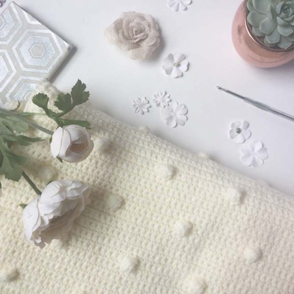Caroline Crochet Baby Blanket (easy crochet blanket tutorial) - Craft-Mart