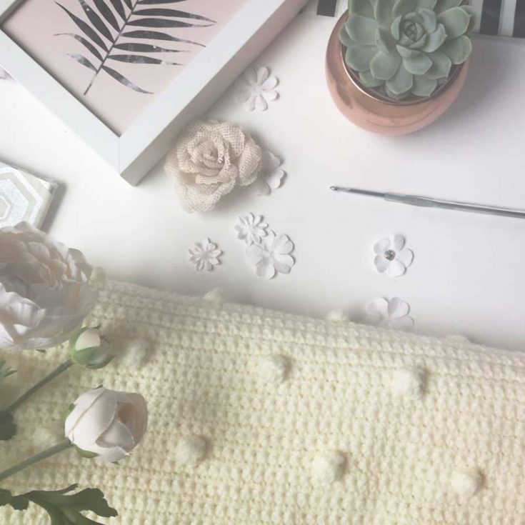 Caroline Crochet Baby Blanket (easy crochet blanket tutorial) - Craft-Mart