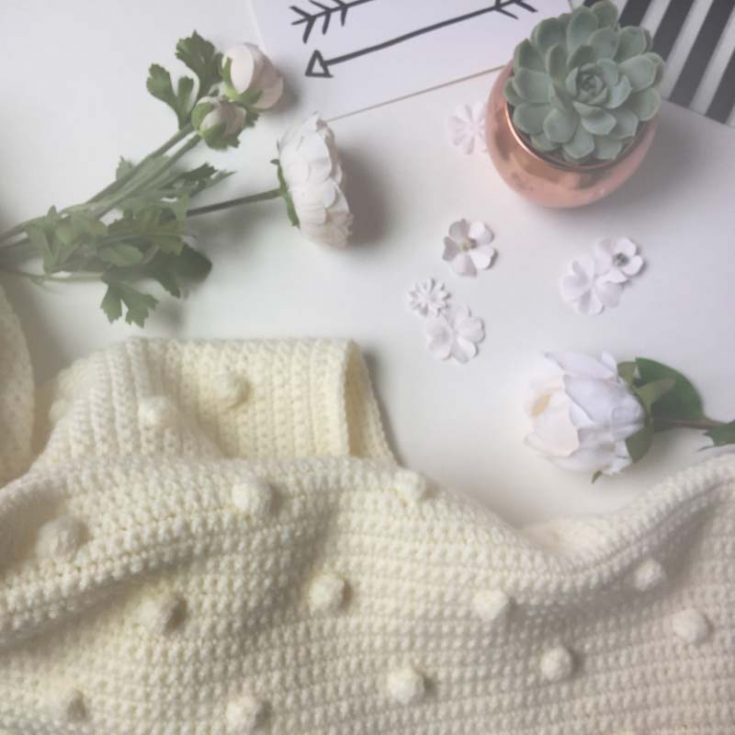Caroline Crochet Baby Blanket (easy crochet blanket tutorial) - Craft-Mart