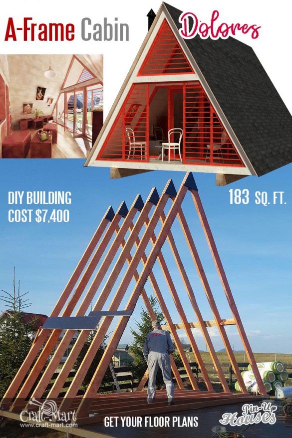 A-Frame Tiny House Plans, Cute Cottages, Container Homes - Craft-Mart