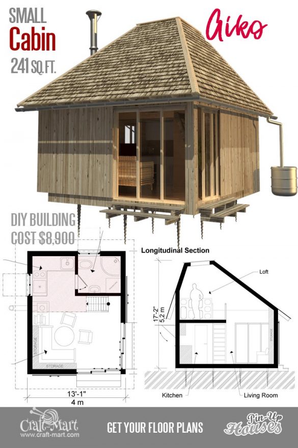 A-Frame Tiny House Plans, Cute Cottages, Container Homes - Craft-Mart