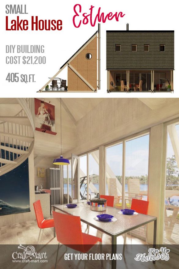 A-Frame Tiny House Plans, Cute Cottages, Container Homes - Craft-Mart