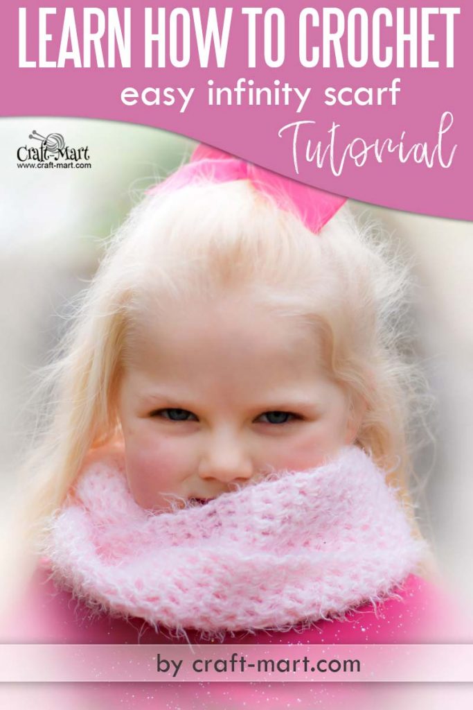 Learn How To Crochet Infinity Scarf Pattern - Craft-Mart