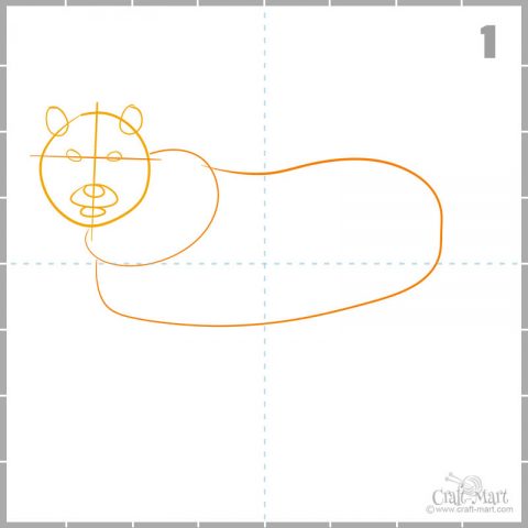 How to create a nice drawing of a tiger for beginners - Craft-Mart