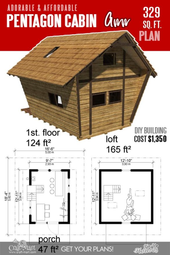 13 Best Small Cabin Plans with Cost to Build - Craft-Mart
