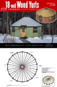 Coolest Wooden Yurt Kits for Sale You Can Assemble in 3 Days! - Craft-Mart