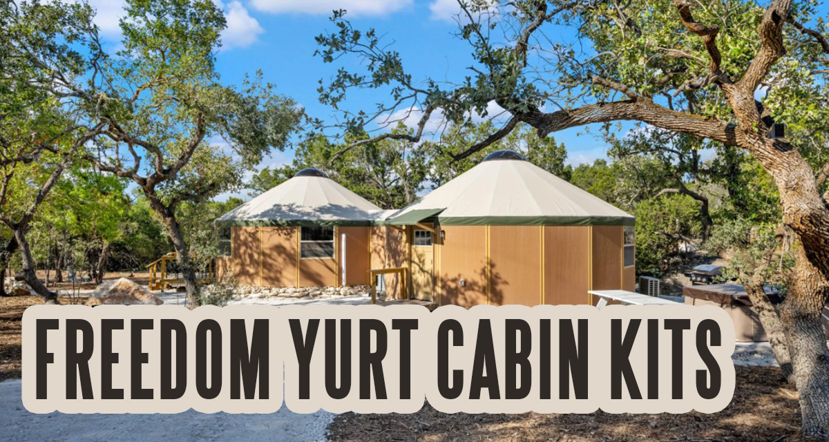 Coolest Wooden Yurt Kits for Sale You Can Assemble in 3-5 Days! - Craft ...