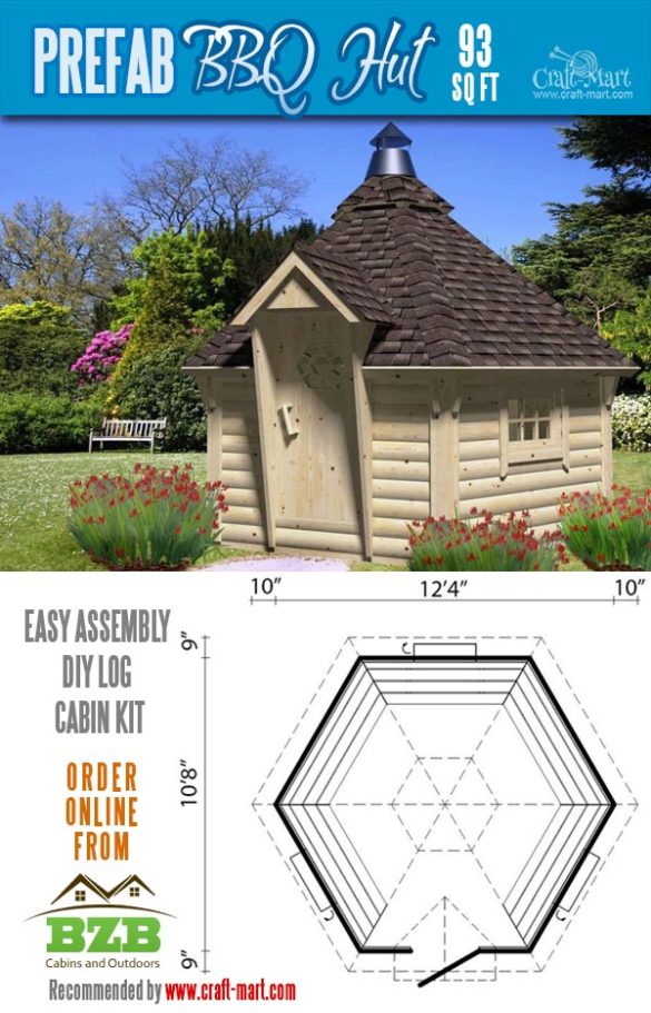 Tiny Log Cabin Kits - Easy DIY Project - Craft-Mart