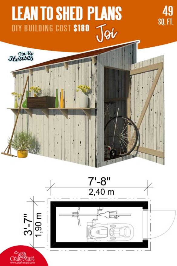 13 DIY Wooden Shed Plans You Can Easily Build - Craft-Mart
