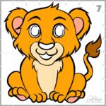 A simple lion drawing with easy step by step guides - Page 2 of 2 ...