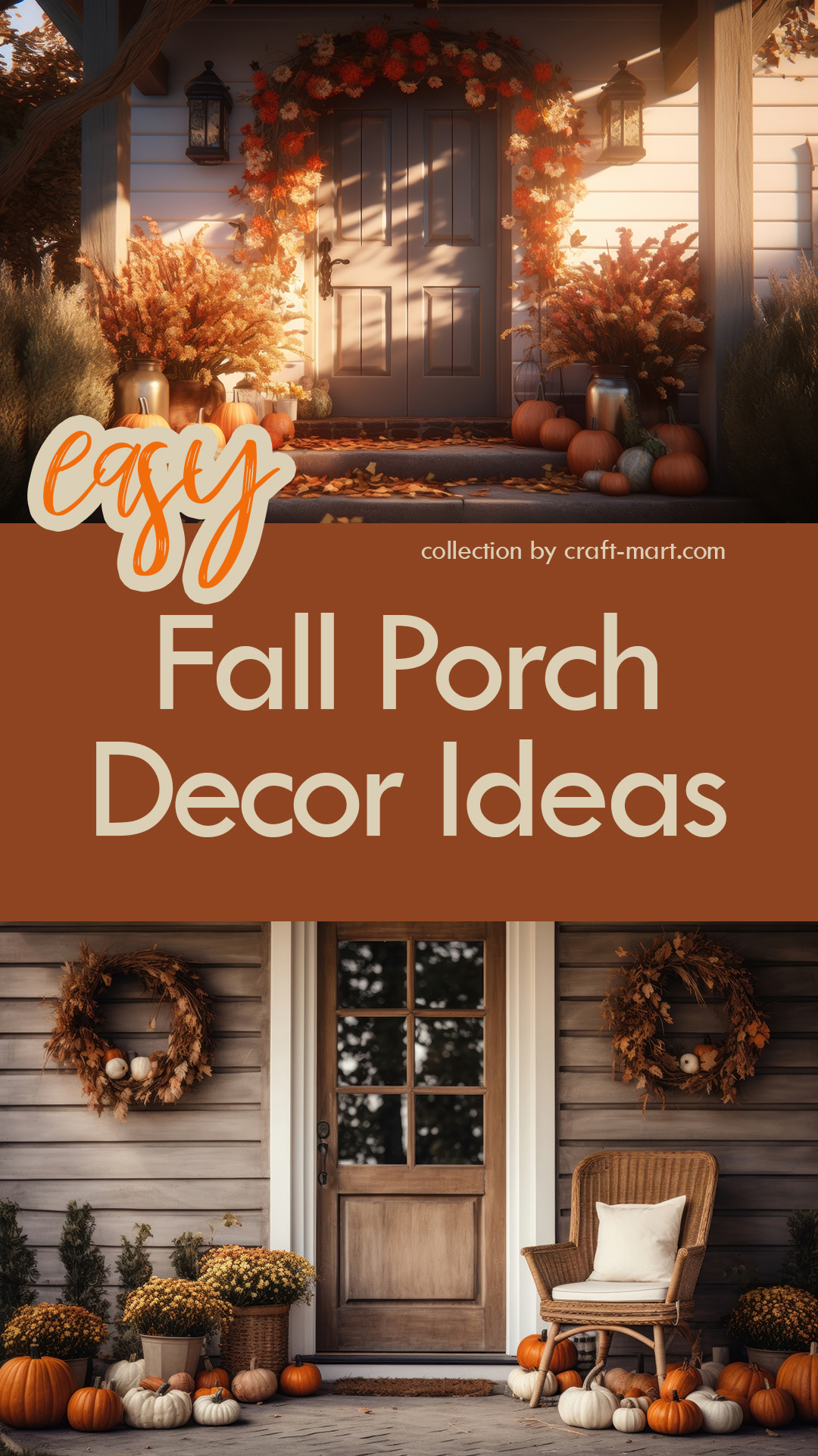 22 Small Front Porch Decorating Ideas for Fall - Craft-Mart