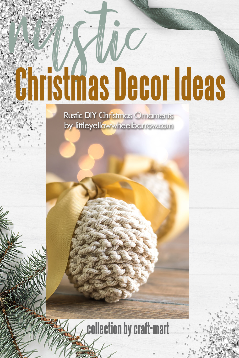 Rustic DIY Christmas Ornaments - Craft-Mart