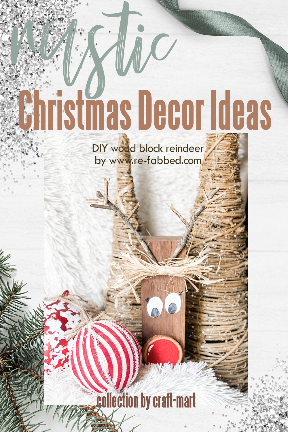 DIY Wood Block Reindeer - Craft-Mart