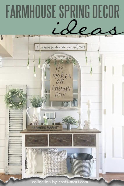 Cheap Farmhouse Decor for Spring - Craft-Mart