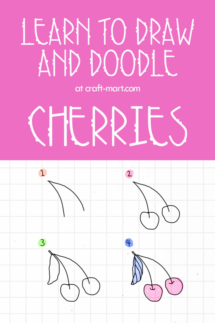 How to draw cherries - Craft-Mart