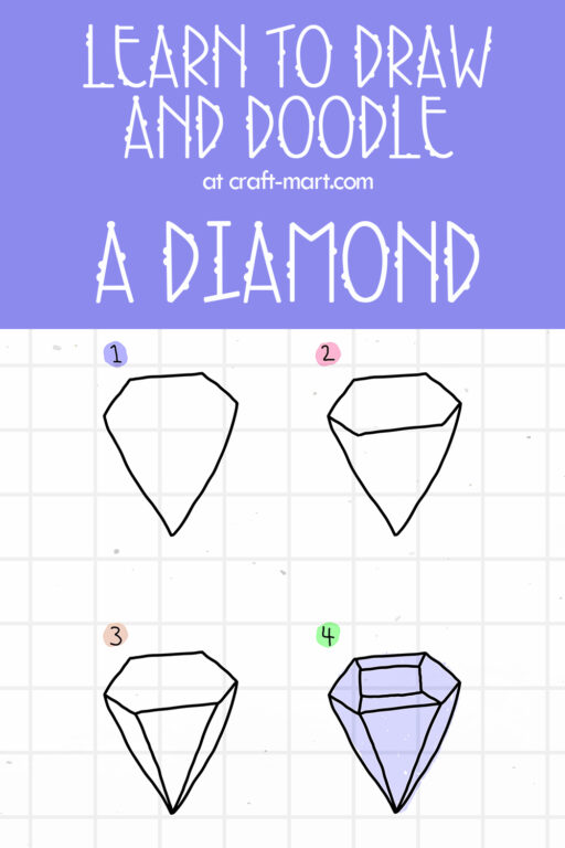 How to Draw a Diamond - Craft-Mart