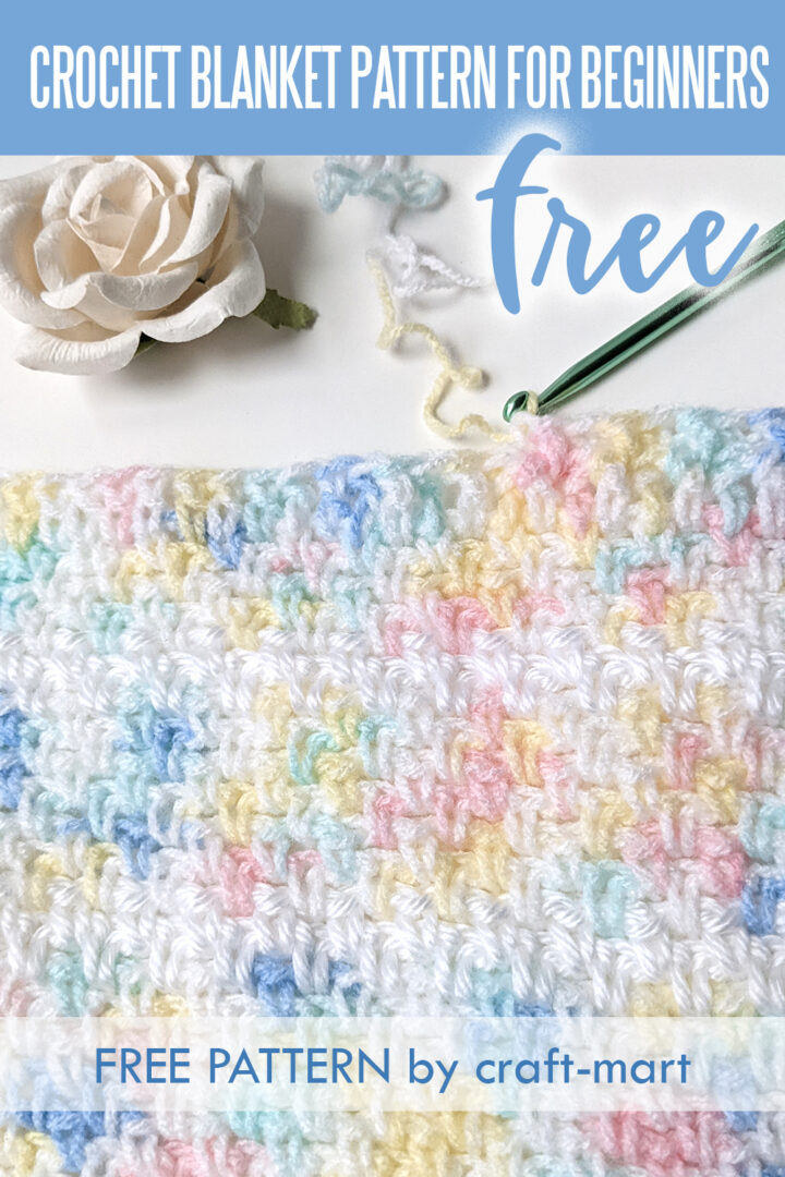 Free Crochet Blanket Pattern for Beginners 'Spring Showers' - Craft-Mart