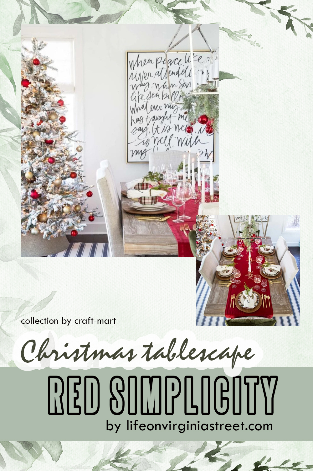 Red Simplicity Home Decor - Craft-Mart