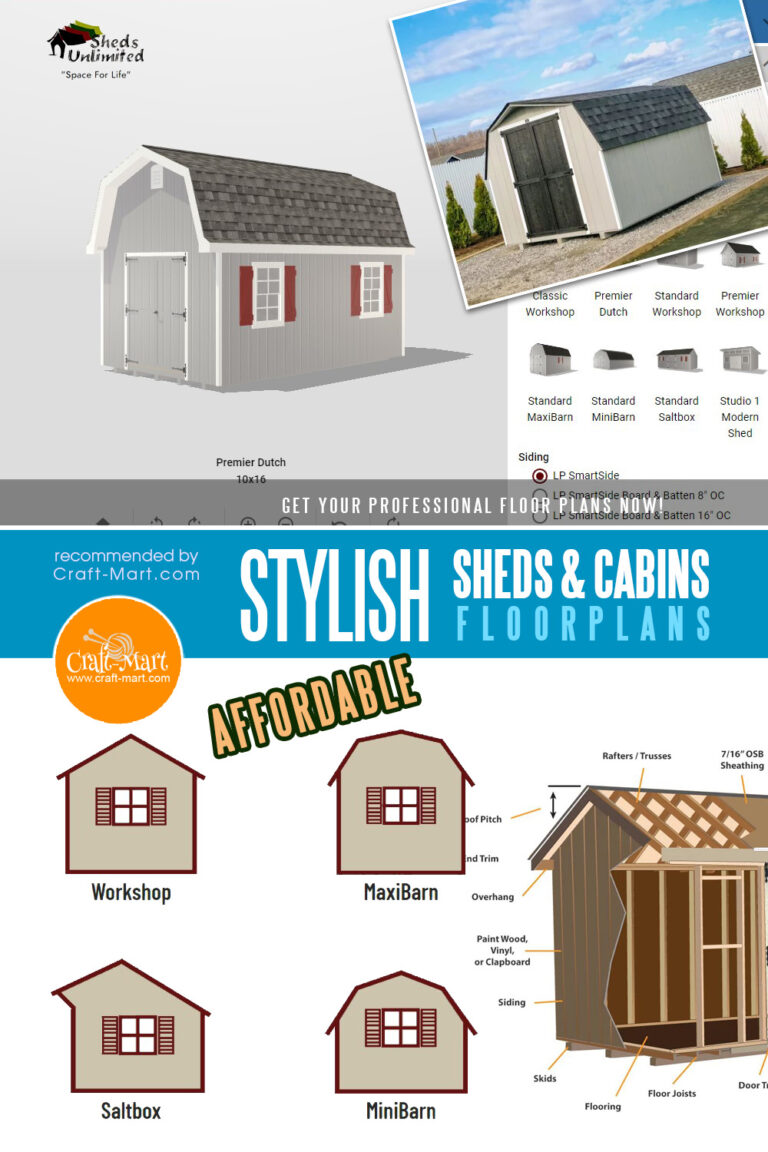 Affordable Prefab Shed Kits & DIY Shed Plans for Your Backyard - Craft-Mart
