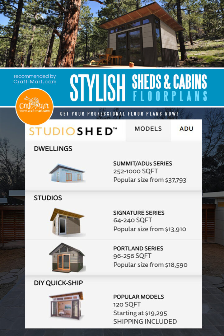 Affordable Prefab Shed Kits & DIY Shed Plans for Your Backyard - Craft-Mart