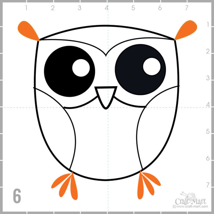 Easy Owl Drawing Step-by-Step Tutorial - Craft-Mart
