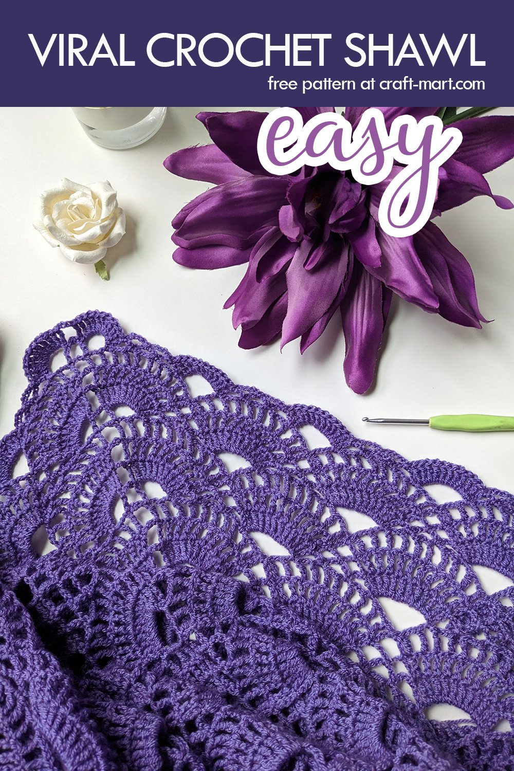 Viral Crochet Shawl Pattern - Craft-Mart