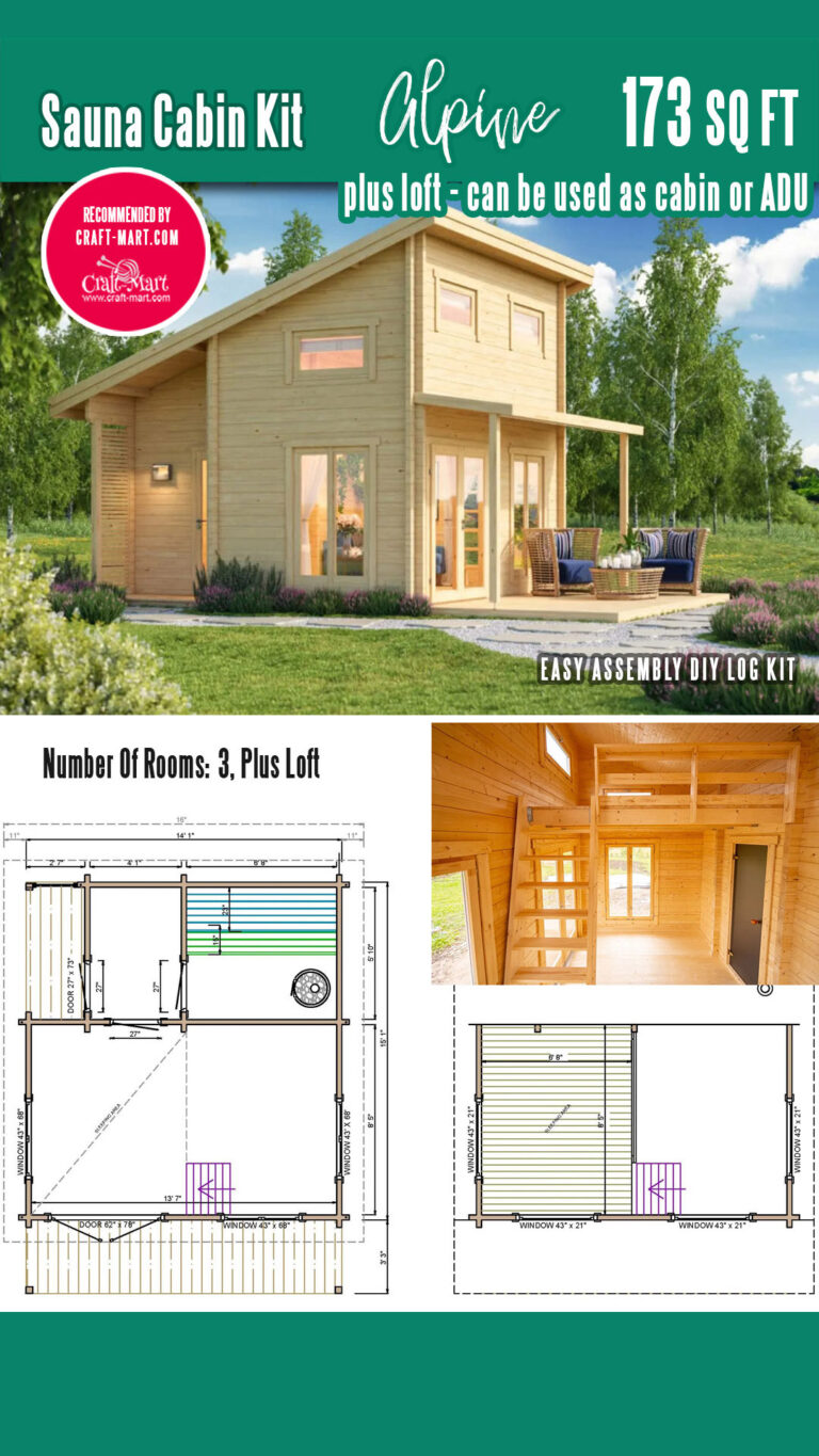 Outdoor Sauna Kits that can be used as Stylish ADUs - Craft-Mart