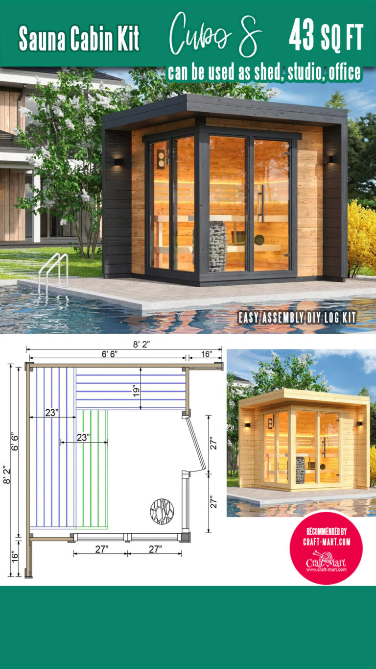 Outdoor Sauna Kits that can be used as Stylish ADUs - Craft-Mart