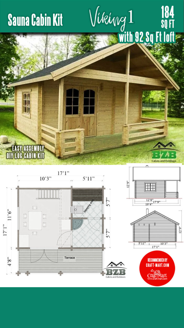 Outdoor Sauna Kits that can be used as Stylish ADUs - Craft-Mart