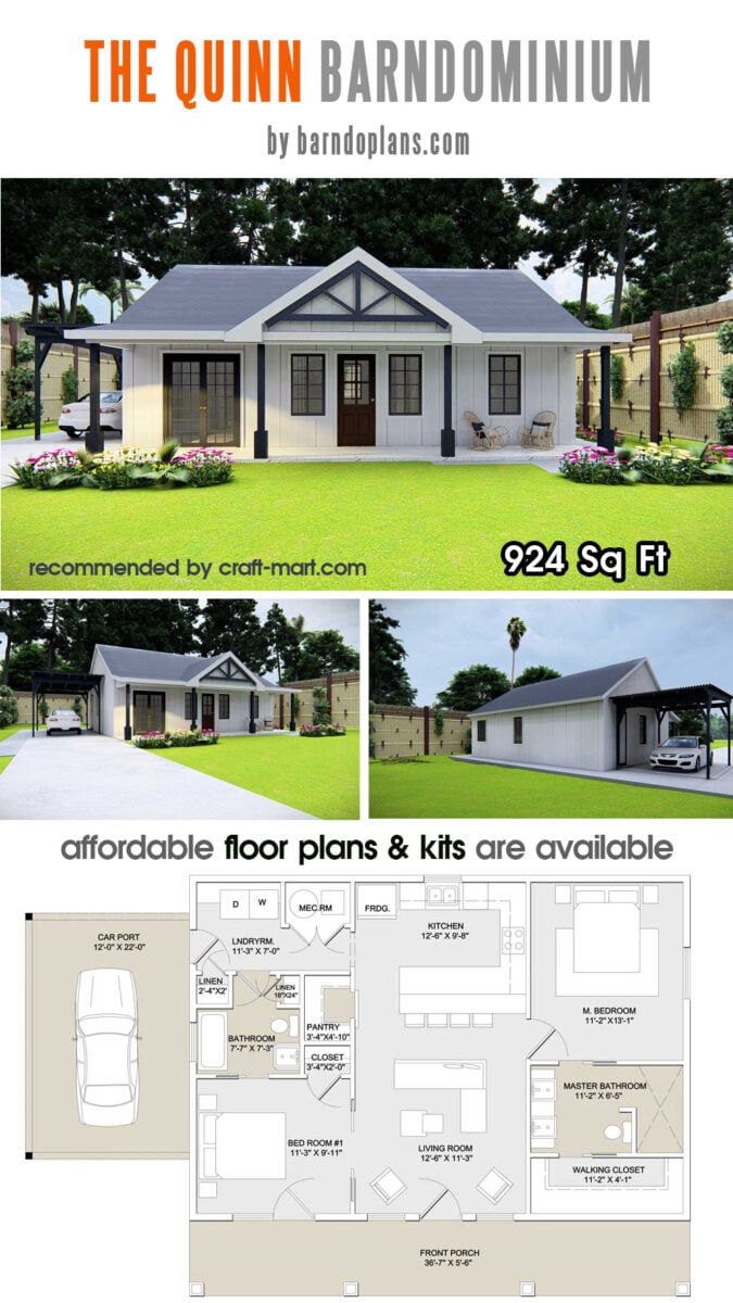 Small Barndominium House Plans: The Affordable Solution for Your Dream ...