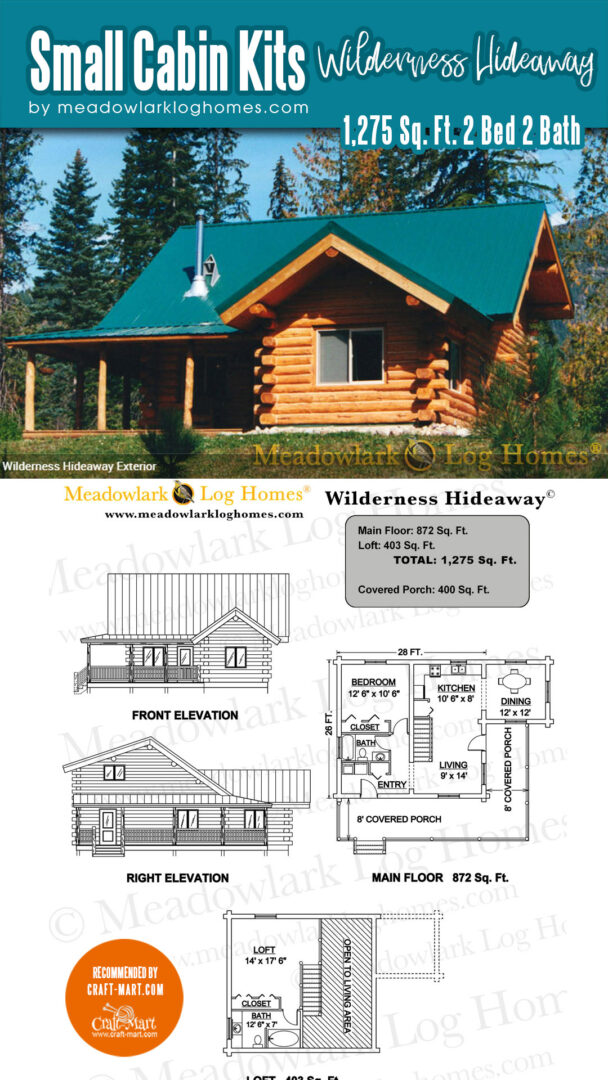 20 Best Small Log Cabin Kits for Sale - Craft-Mart