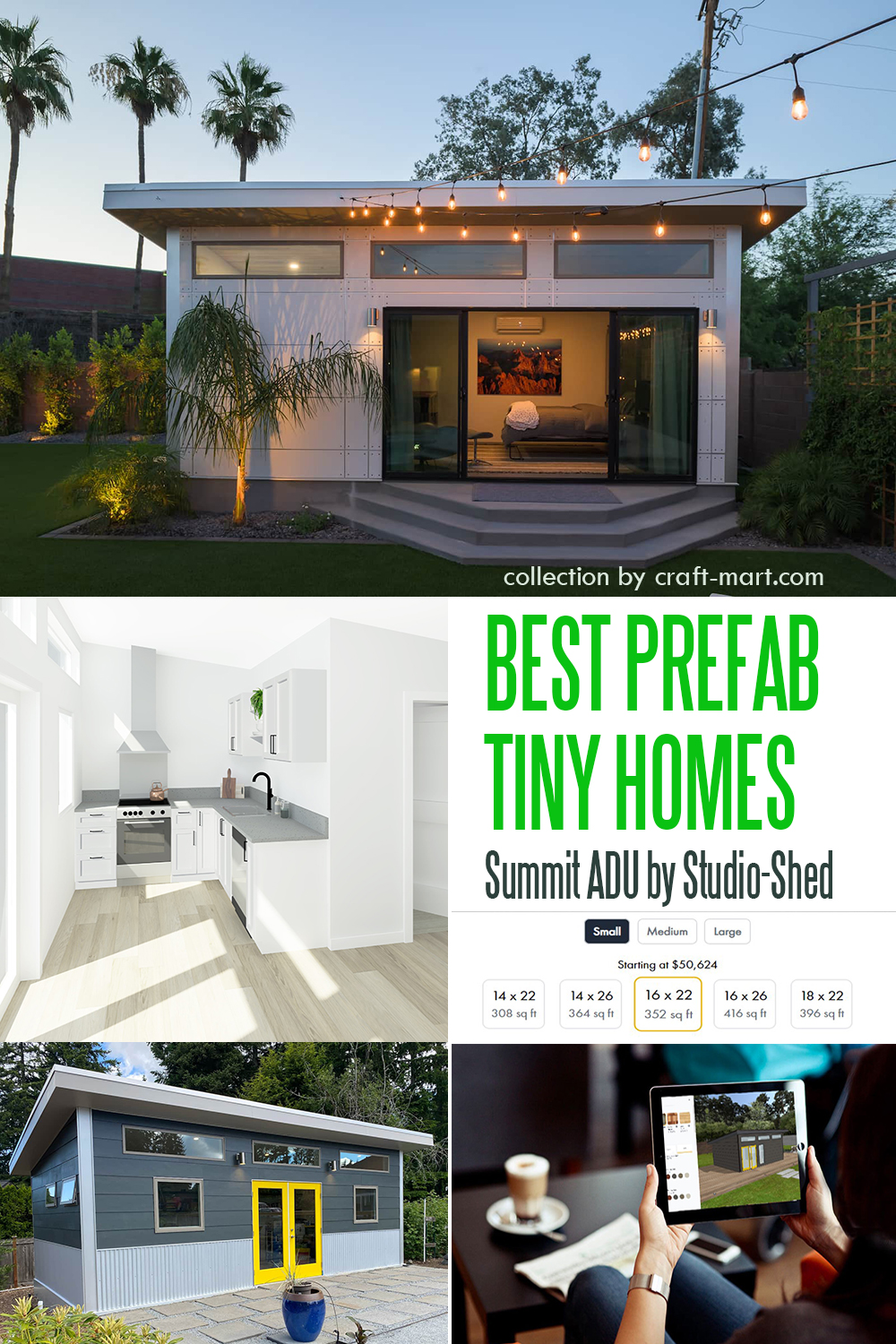 146_BEST_PREFAB_TINY_HOMES_1_Summit-Studio-Shed - Craft-Mart