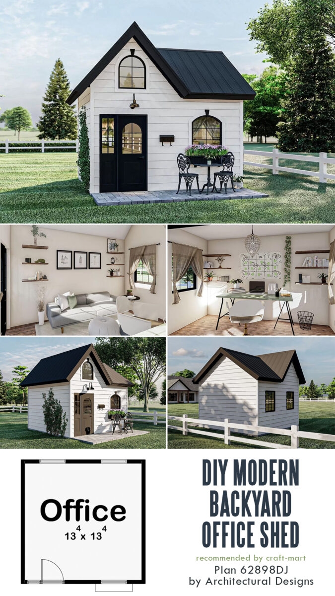 10+ Best DIY Modern Backyard Office Shed Ideas (Plans & Design) - Craft ...