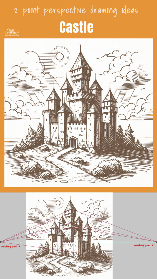 How to: Two-point Perspective Drawing Ideas for Beginners - Craft-Mart