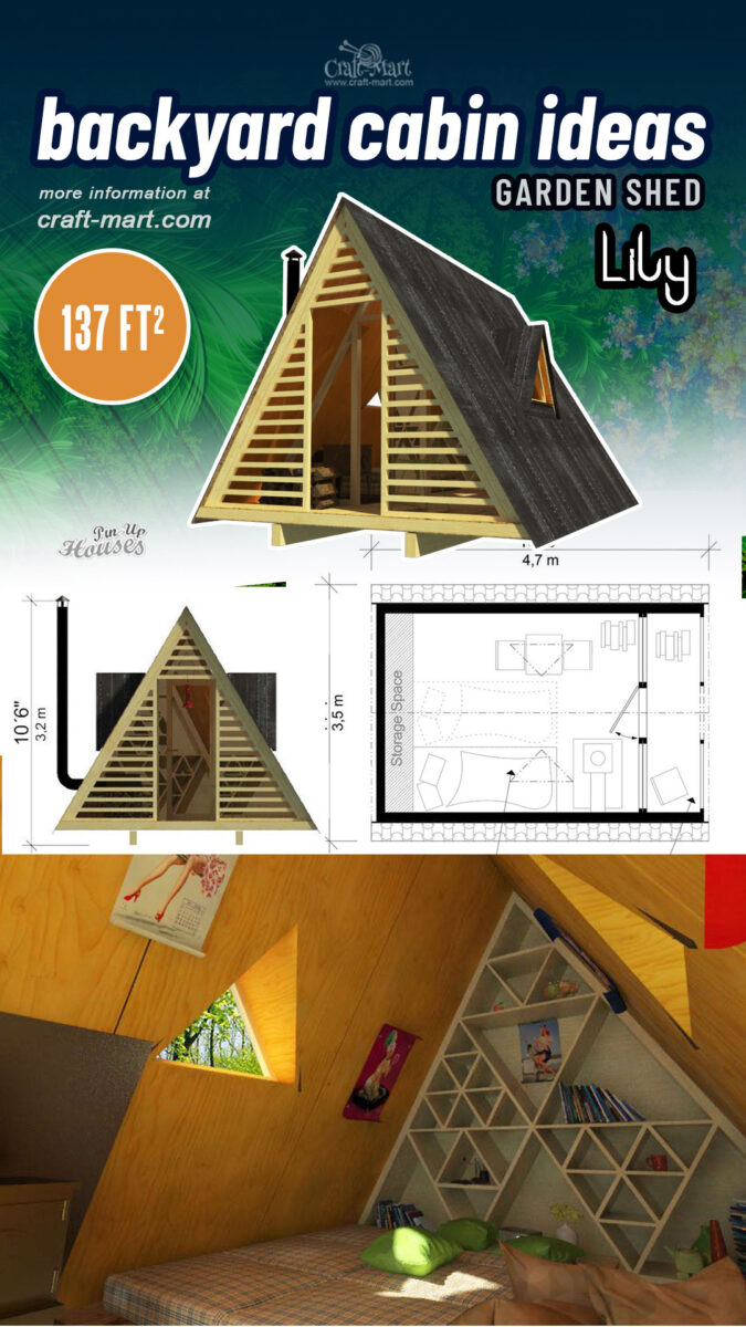 12 DIY Small Backyard Cabin and Shed Ideas and Plans - Craft-Mart