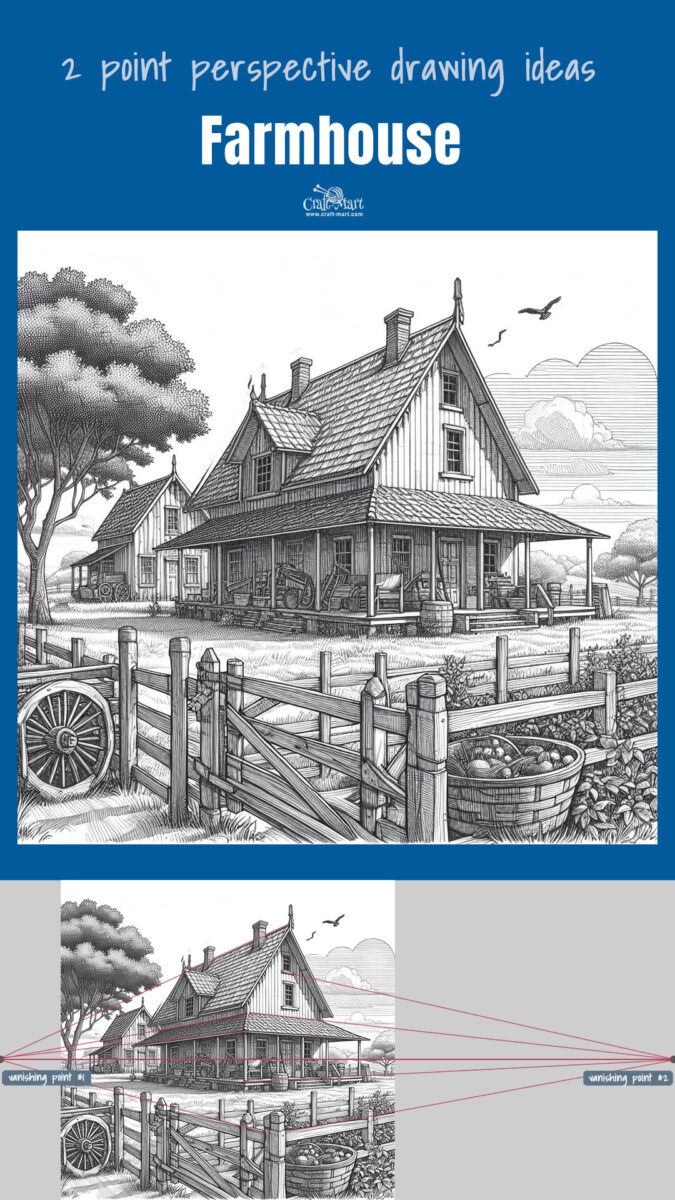 How to: Two-point Perspective Drawing Ideas for Beginners - Craft-Mart