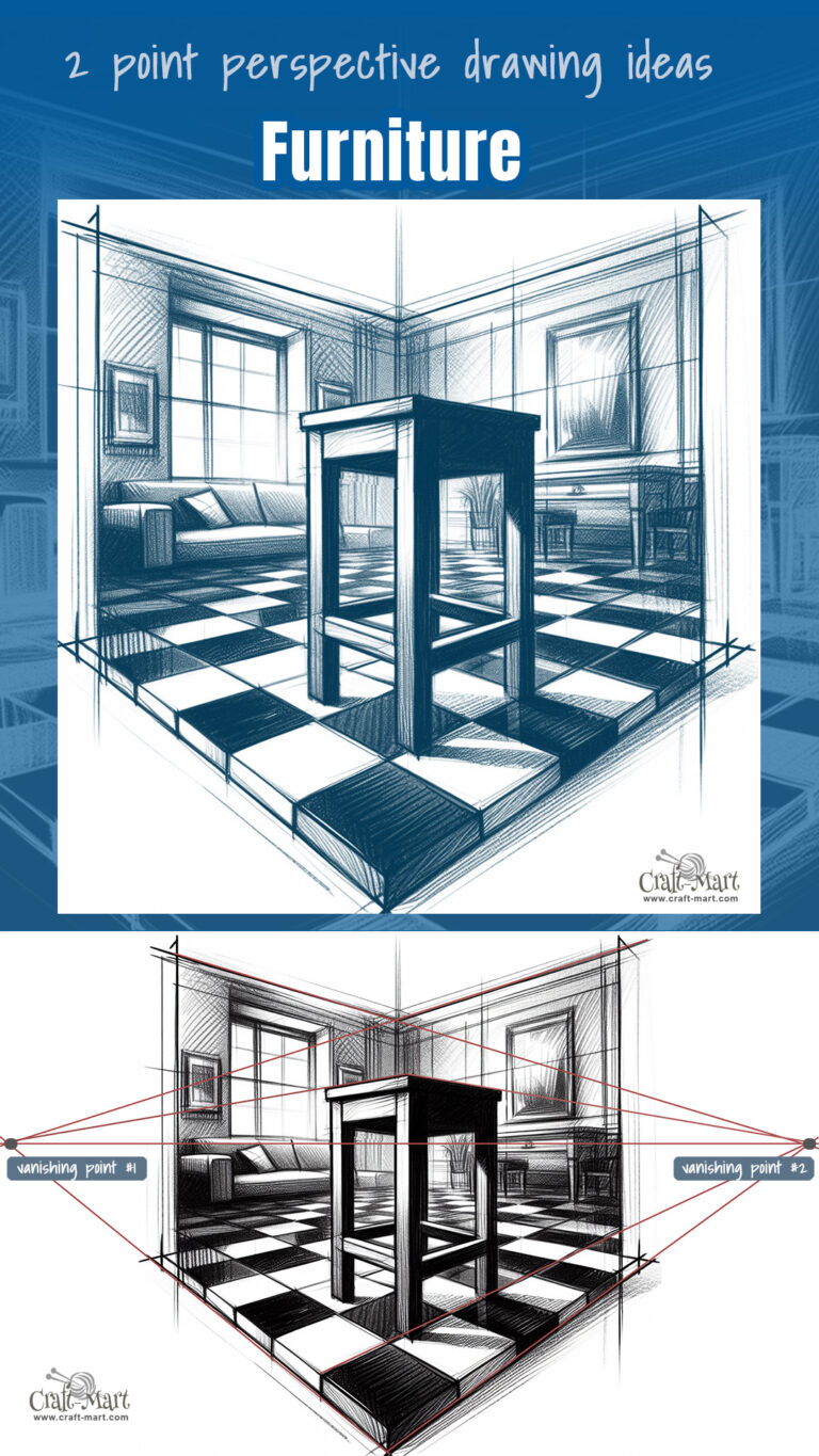 How to: Two-point Perspective Drawing Ideas for Beginners - Craft-Mart
