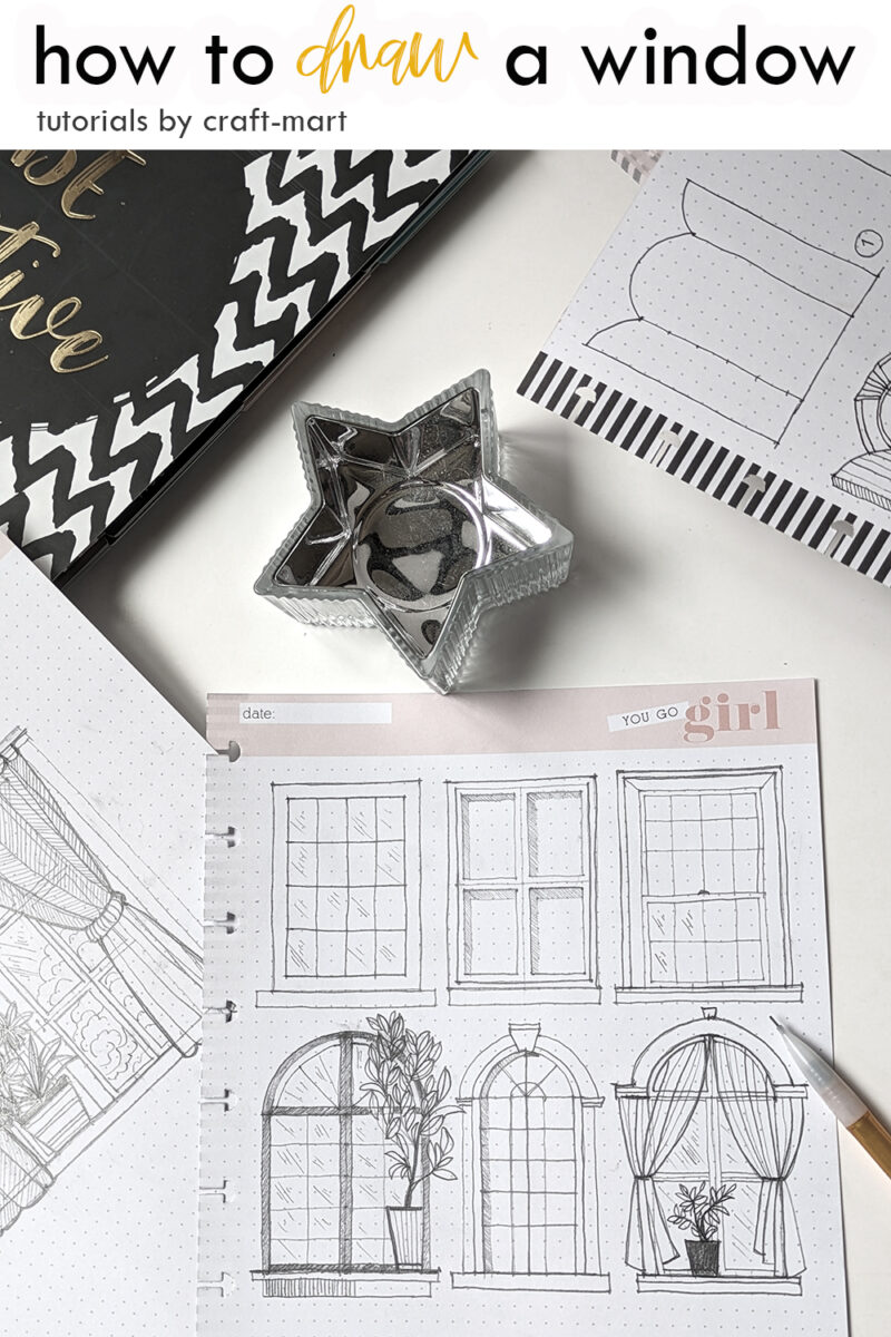 How to Draw a Window - easy step-by-step art tutorials - Craft-Mart